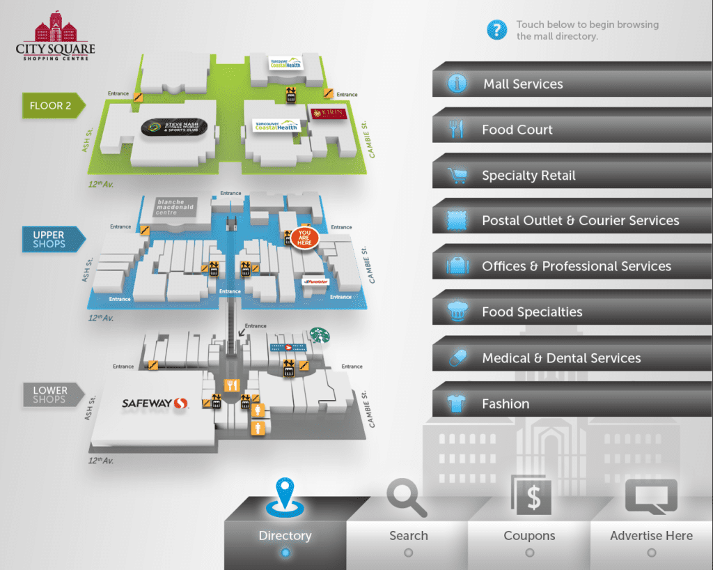 Interactive Wayfinding Software | Qwick Media